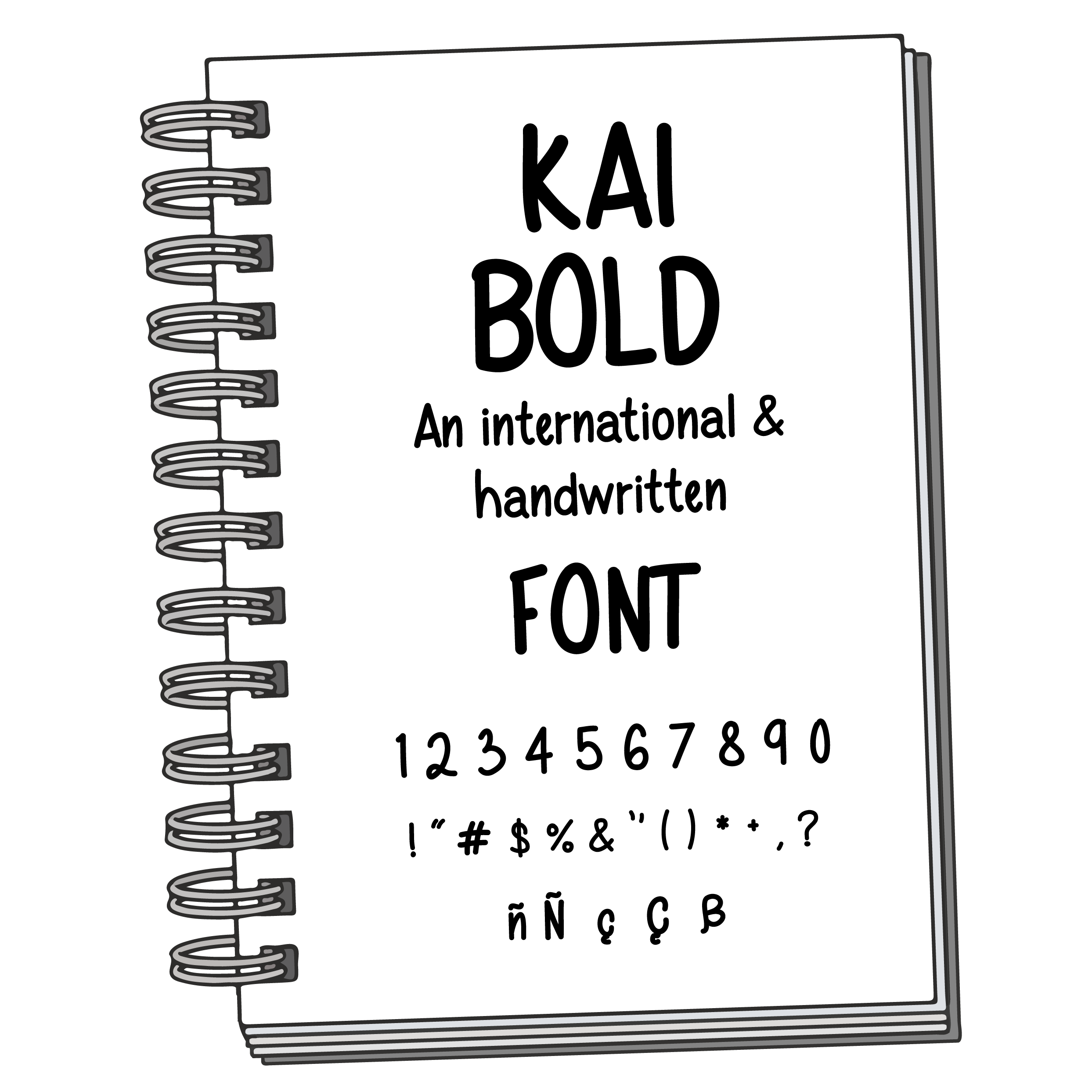 Font: Kai Bold – PrintStick