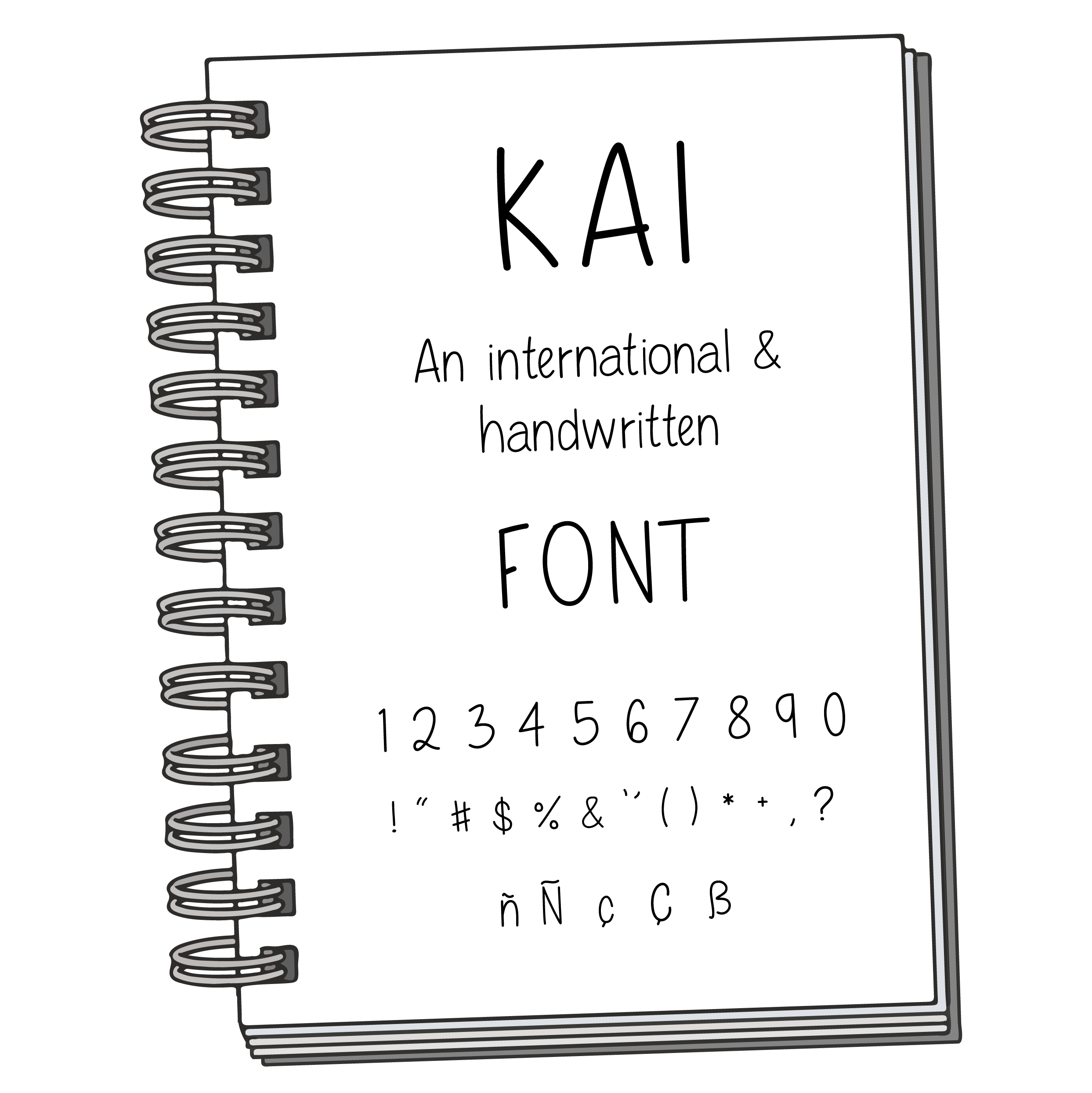 Font: Kai – PrintStick