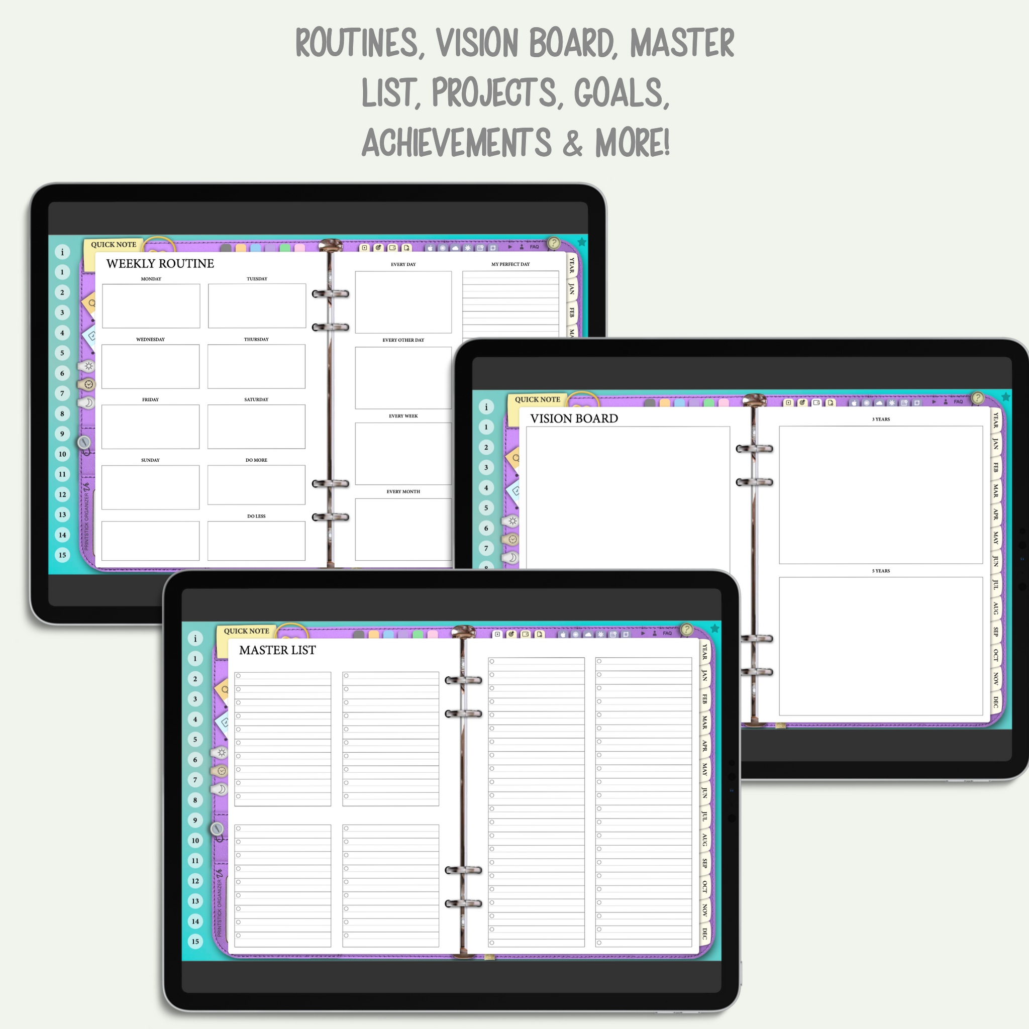 PrintStick Digital Planners & Sitckers
